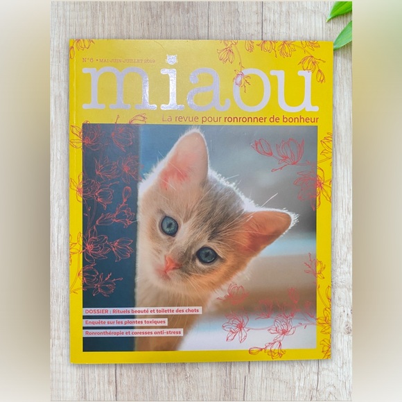 Other | 219 Miaou French Cat Magazine | Poshmark